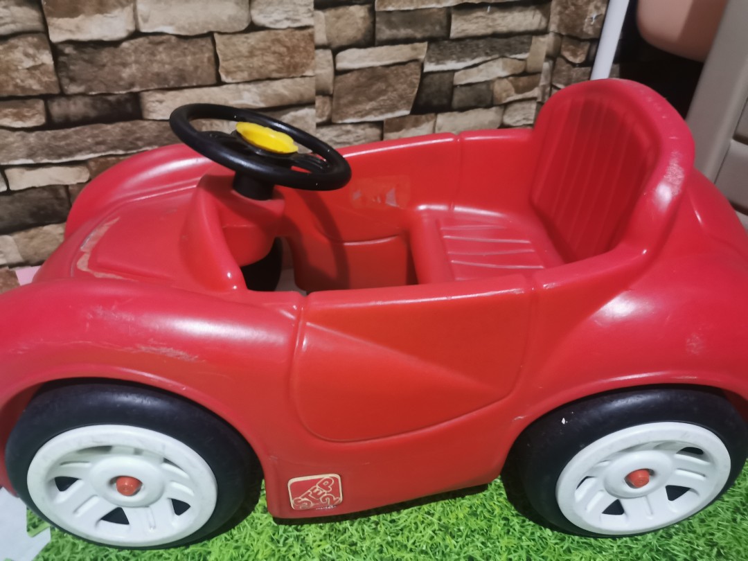 Step 2 red car (preloved), Babies & Kids, Infant Playtime on Carousell