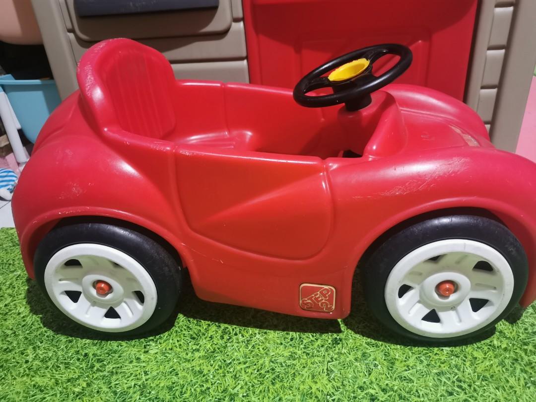Step 2 red car (preloved), Babies & Kids, Infant Playtime on Carousell