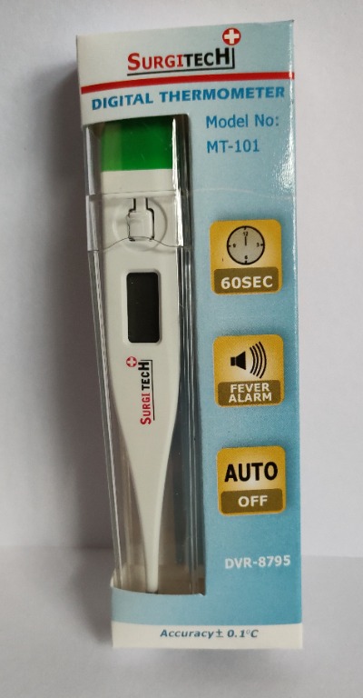 Surgitech Digital Thermometer, Health & Nutrition, Thermometers on ...