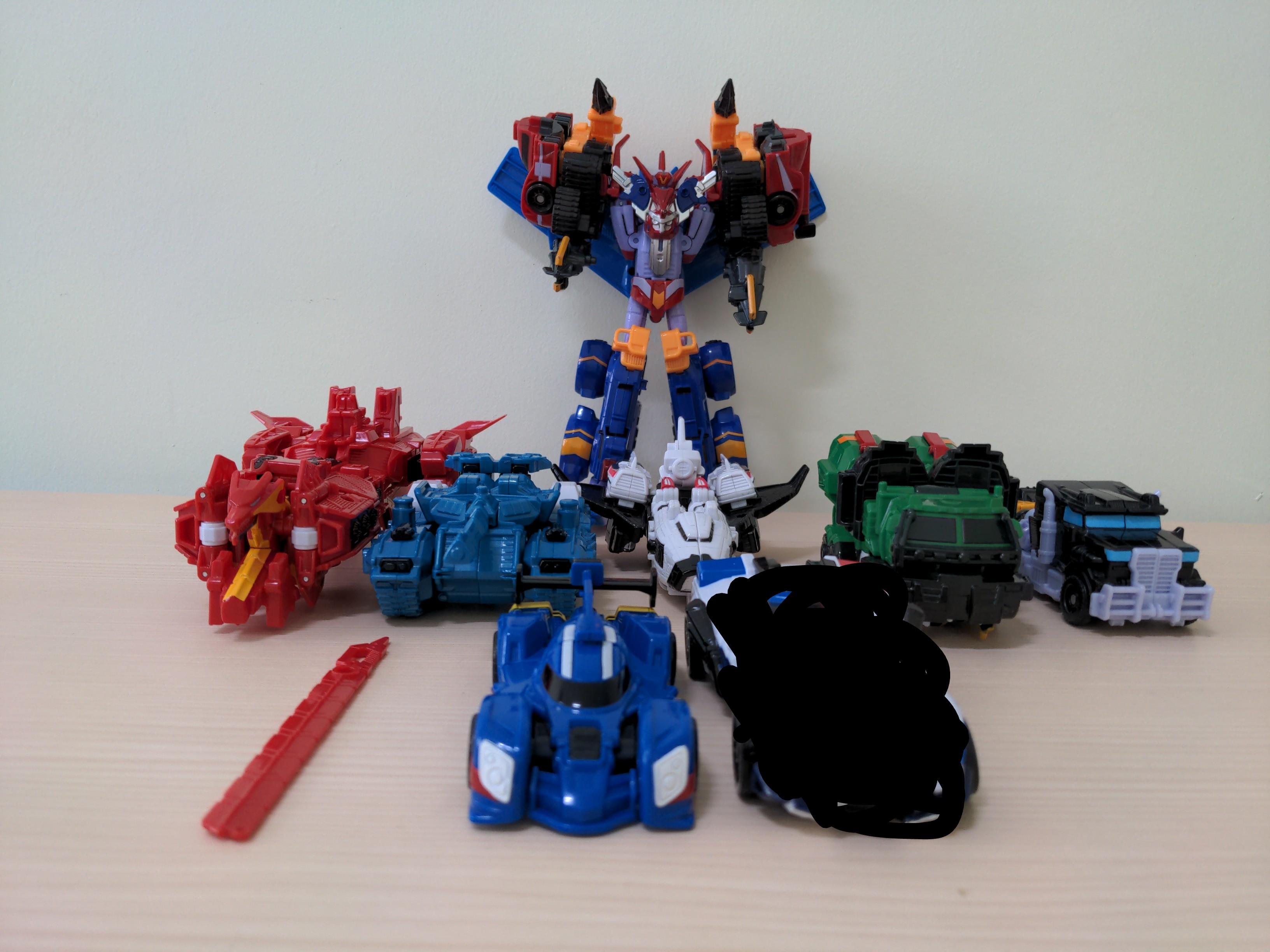 Tobot Master V, Beast, Trail, Speed, Commander Universe, Hobbies & Toys ...