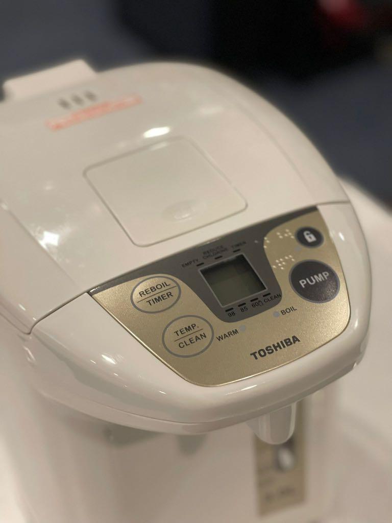 TOSHIBA 3L ELECTRIC AIRPOT PLK30FLEIS, TV & Home Appliances, Kitchen Appliances, Kettles ...