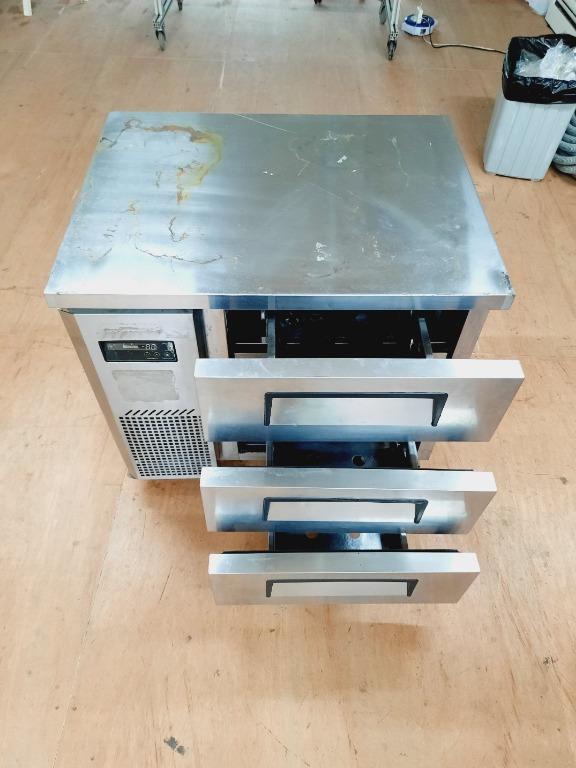 Drawer FREEZER CHILLER UNDERCOUNTER 3 DRAWER STAINLESS STEEL USED TURBO ...