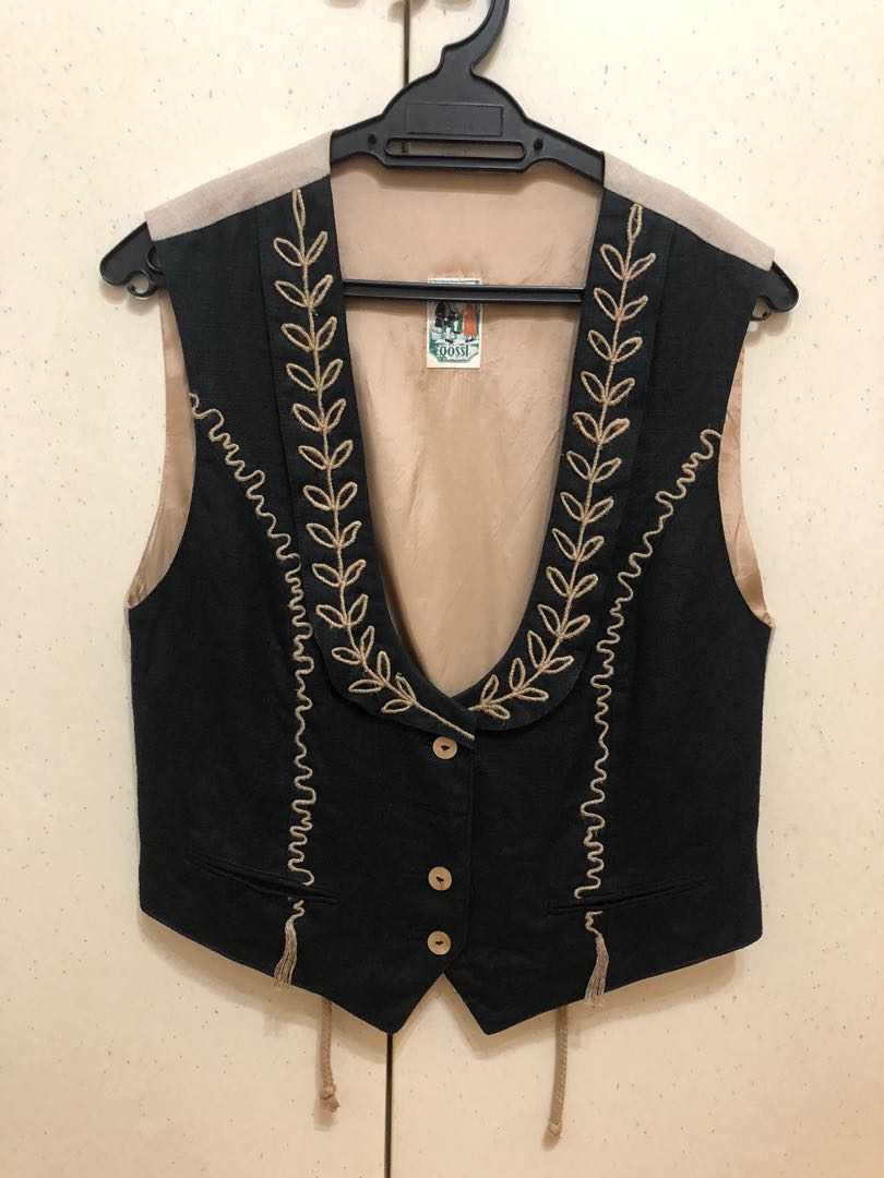 Vintage German Waistcoat Vest, Women's Fashion, Coats, Jackets and ...