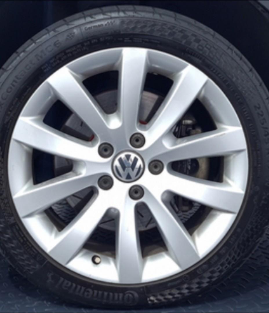 Volkswagen scirocco VW 17 inch wheel rim for sale with continental ...