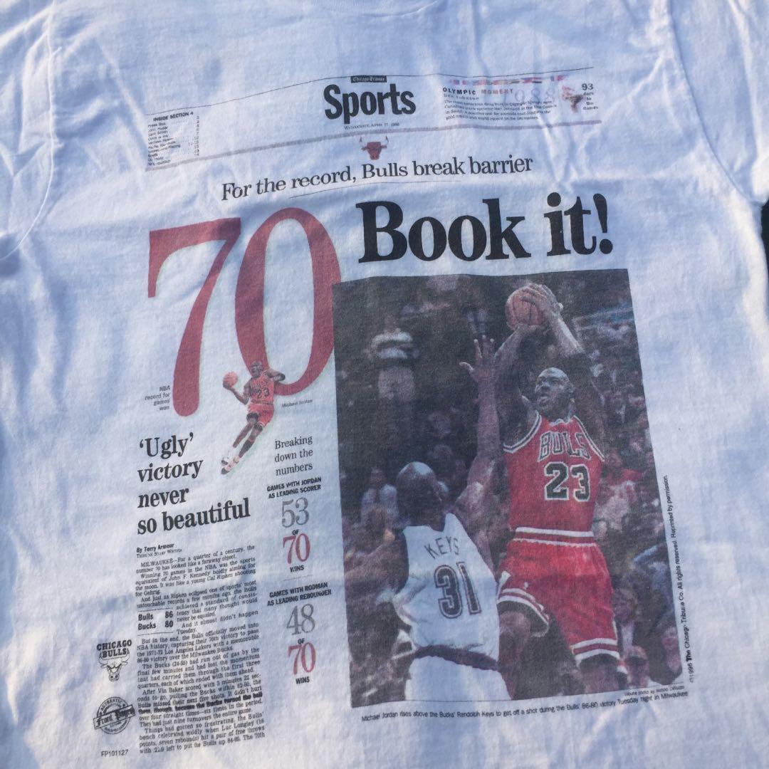vtg michael jordan newspaper, Men's Fashion, Tops & Sets, Tshirts ...