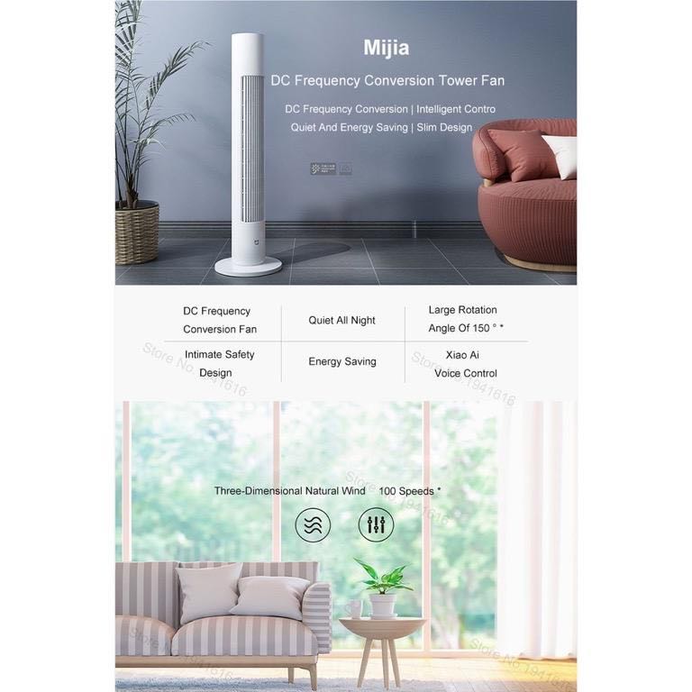 Xiaomi Mijia Tower Fan, TV & Home Appliances, Kitchen Appliances ...
