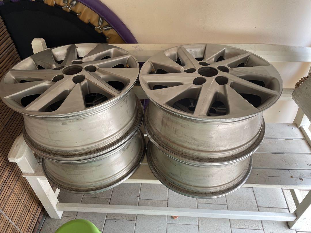 16” Toyota rims, Car Accessories, Tyres & Rims on Carousell