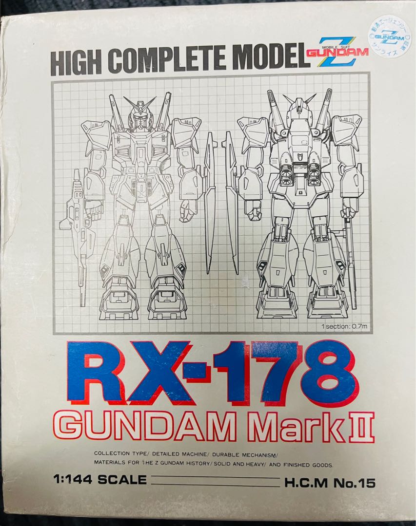 淸屋平讓 全新 絕版 Bandai Gundam HCM Mark MK II RX-178 可動 高達模型 Action Figure 盒舊, 興趣及遊戲, 玩具 & 遊戲類 - Carousell
