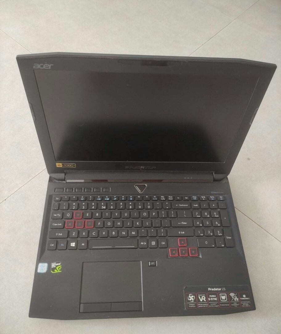acer predator i7 7th gen 16gb ram 256gb ssd + 1tb hdd nvidia geforce ...
