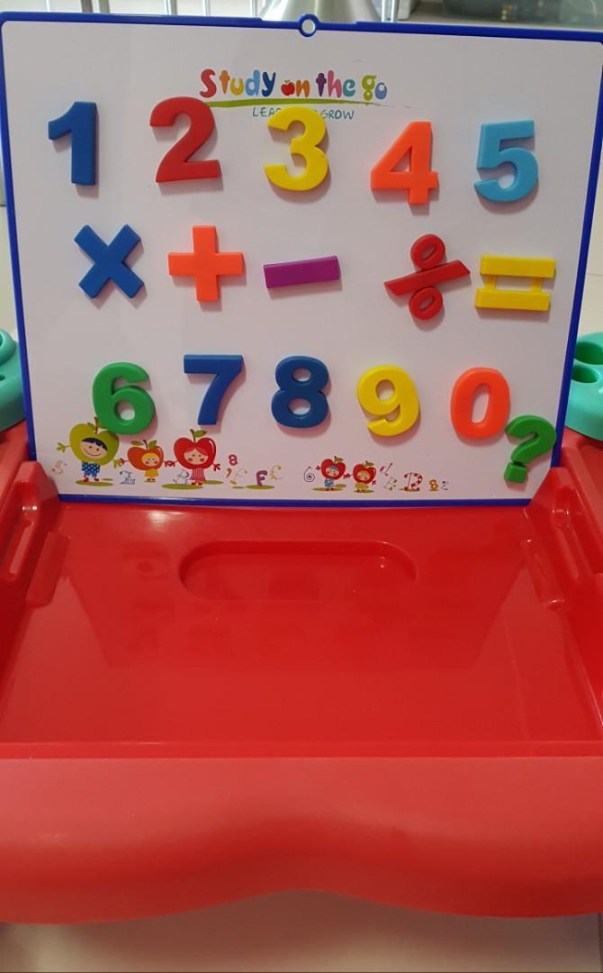 Alphabet/Number Table, Babies & Kids, Infant Playtime on Carousell