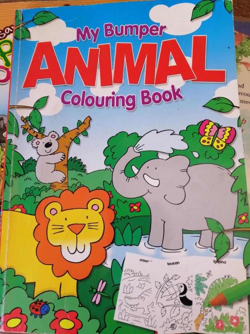Animal Colouring Book, Hobbies & Toys, Books & Magazines, Children's ...