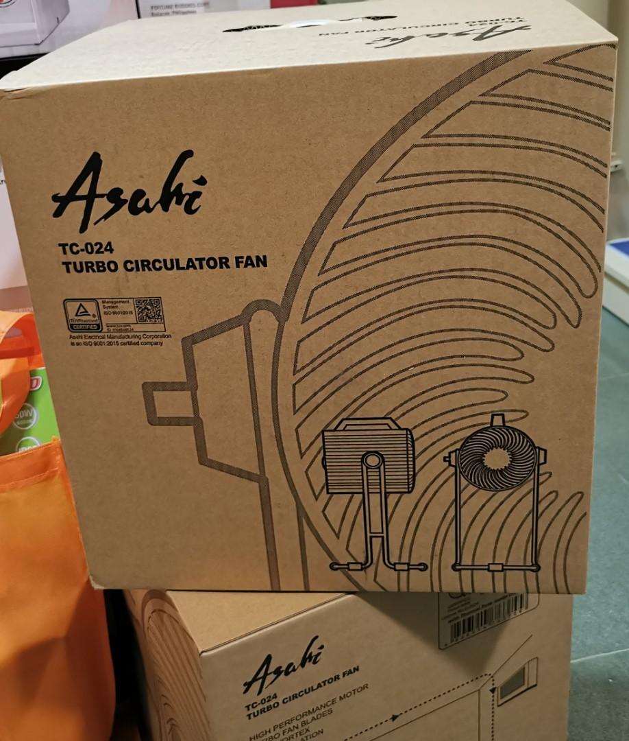 Asahi turbo circulation fan, Furniture & Home Living, Lighting & Fans ...