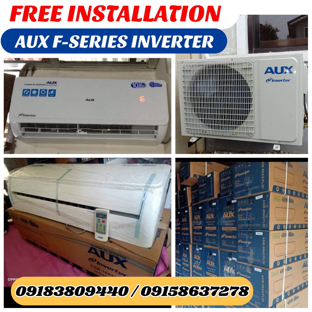 AUX SPLIT TYPE INVERTER AIRCON, TV & Home Appliances, Air Conditioning ...