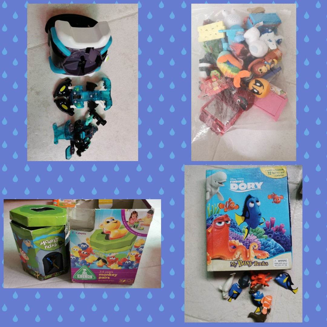 Bless-Monkey Pairs/Story Book with Figurines/Playing Watch/Toys, Babies ...