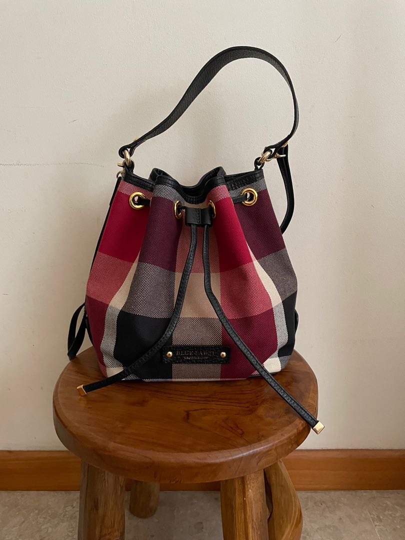 Blue Label Red Bucket Bag Medium, Women's Fashion, Bags & Wallets, Tote ...