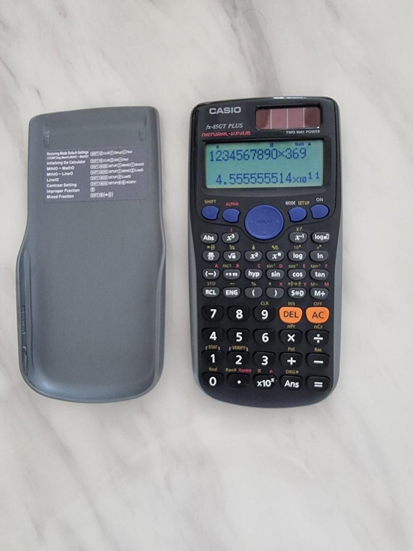 Casio Scientific Calculator fx-85GT Plus, Hobbies & Toys, Stationery ...