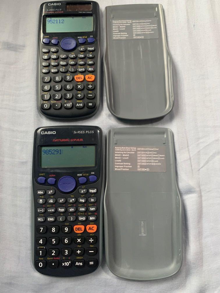 Casio Scientific Calculator fx-95ES PLUS Natural-Upam, Computers & Tech ...