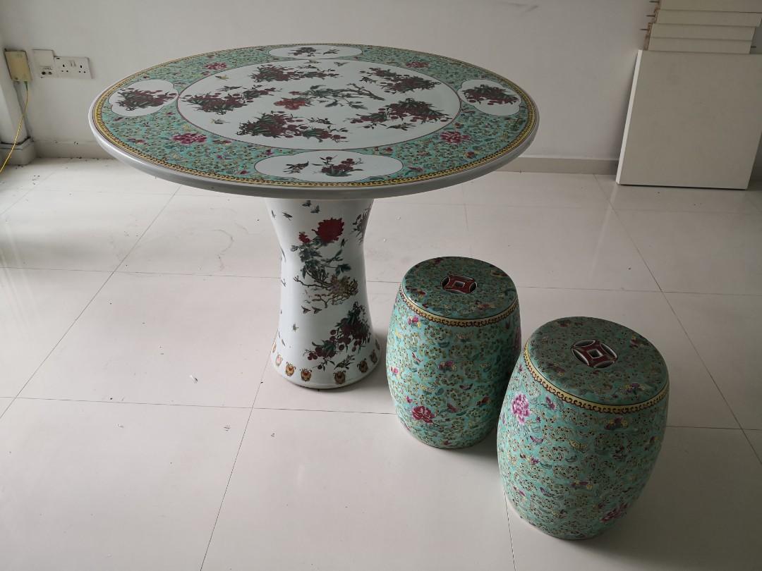 China round table, Furniture & Home Living, Furniture, Tables & Sets on ...