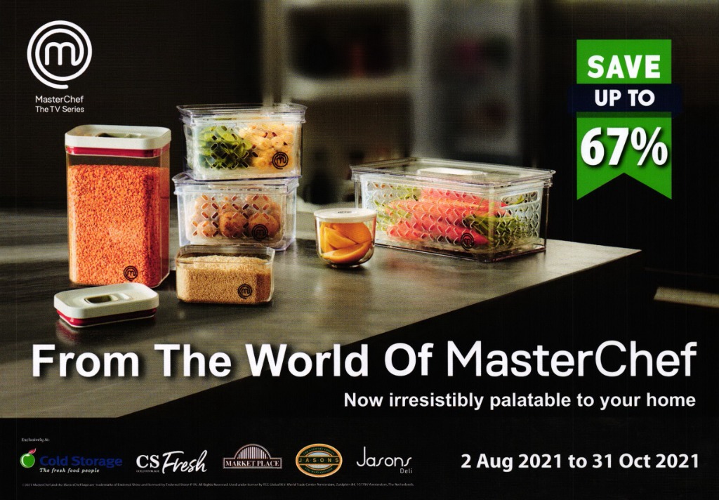 Cold Storage Stamps Receipt for Redemption of MasterChef Food Storage ...