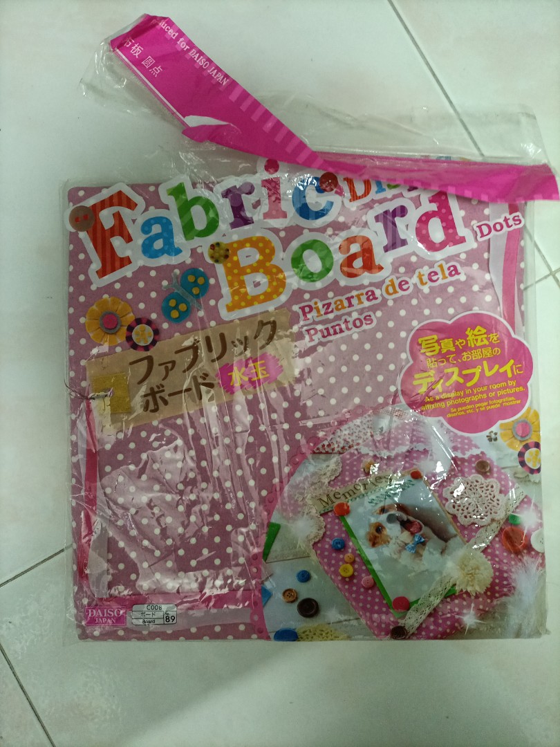 Daiso fabric board, Hobbies & Toys, Stationery & Craft, Craft Supplies ...