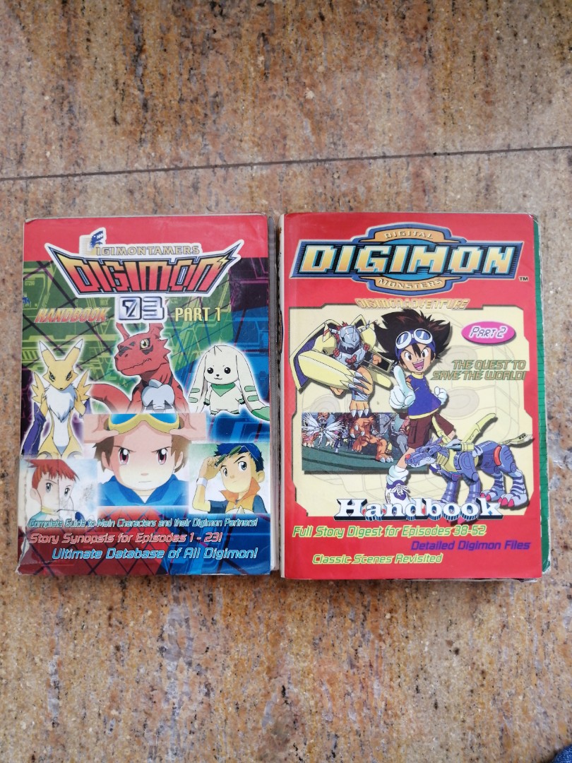 Digimon Handbooks, Part 1 & 2, Hobbies & Toys, Books & Magazines ...