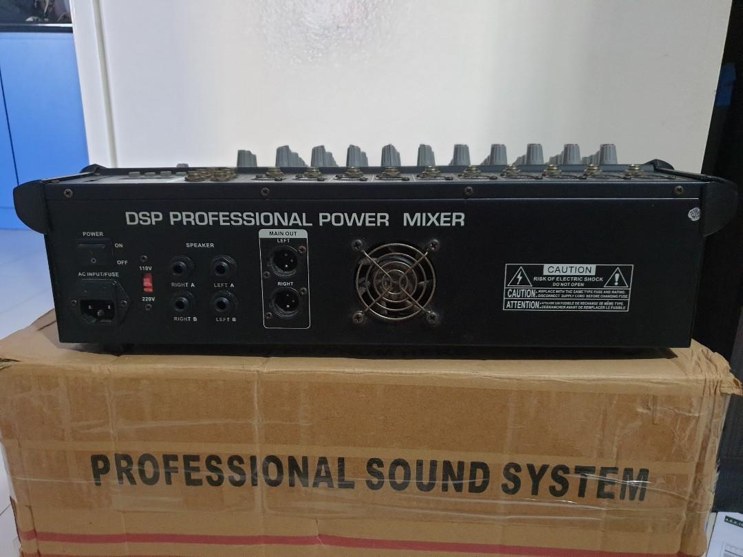 DSP Professional Power Mixer, Audio, Soundbars, Speakers & Amplifiers ...