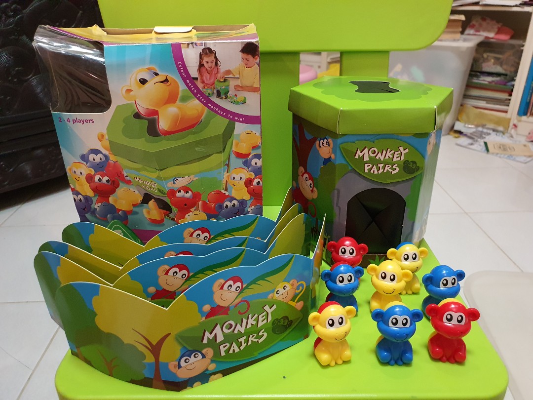 ELC monkey pairs game for kids 3 to 6 years, Hobbies & Toys, Toys ...