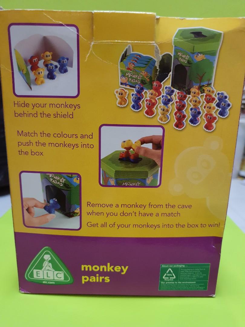ELC monkey pairs game for kids 3 to 6 years, Hobbies & Toys, Toys ...