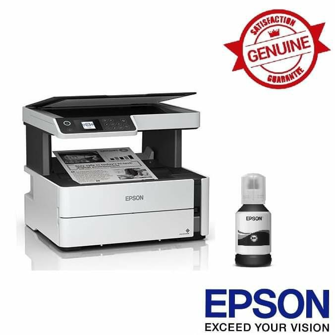 Epson EcoTank Monochrome M2140 All-in-One Ink Tank Printer, Computers ...