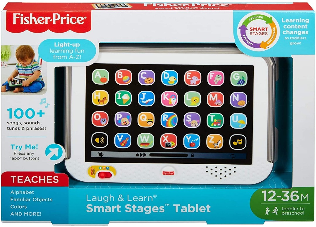 Fisher Price Smart Stages Tablet, Babies & Kids, Infant Playtime on ...