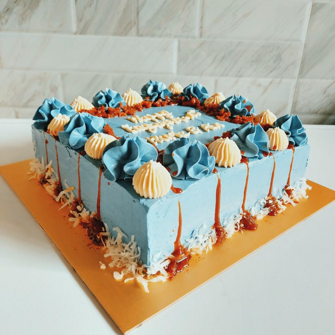 Halal Ondeh Drip Cake, Food & Drinks, Homemade Bakes on Carousell