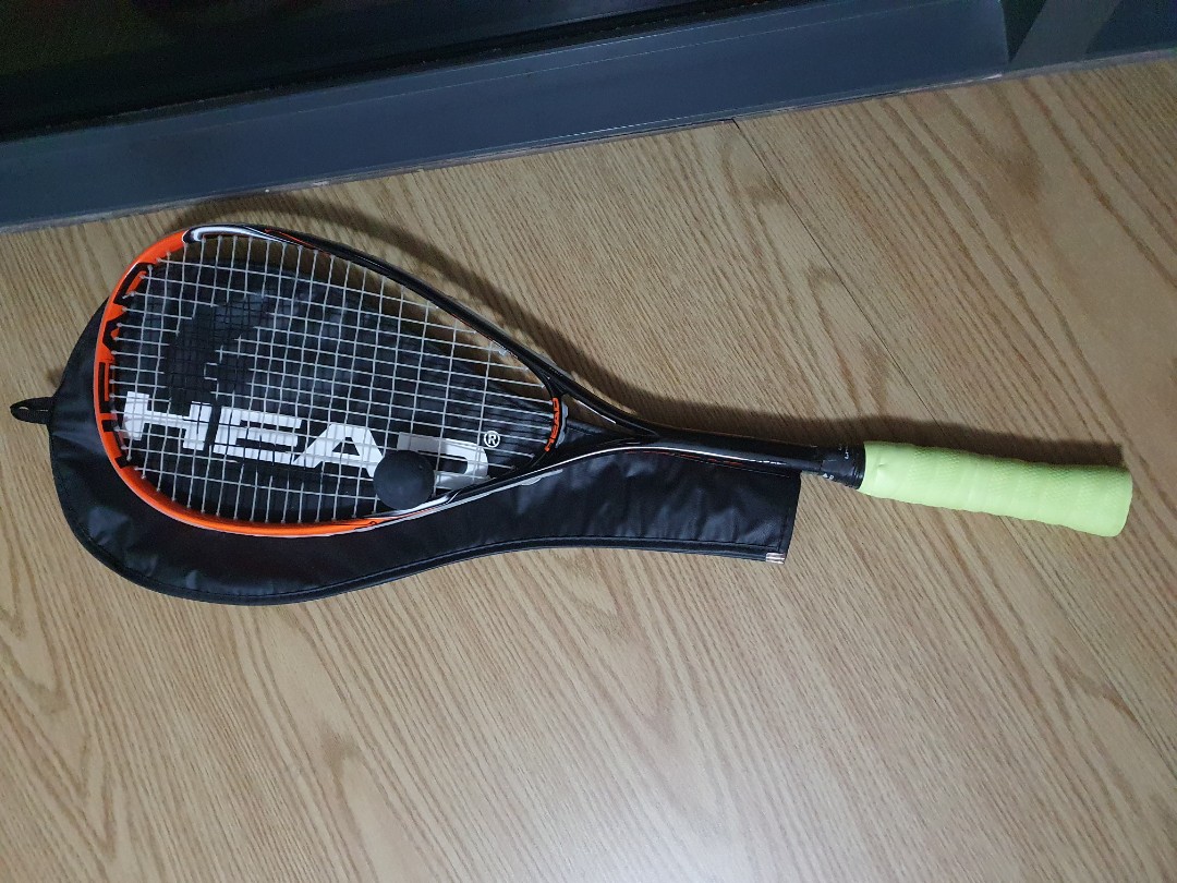 Head squash racket, Sports Equipment, Sports & Games, Racket & Ball ...