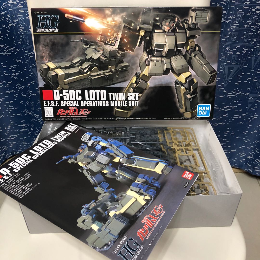 (可交換)機動戰士高達HG GUNDAM 1/144 HGUC D-50C LOTO TWIN SET 可變形坦克車 高達模型玩具, 興趣及遊戲, 玩具 & 遊戲類 - Carousell