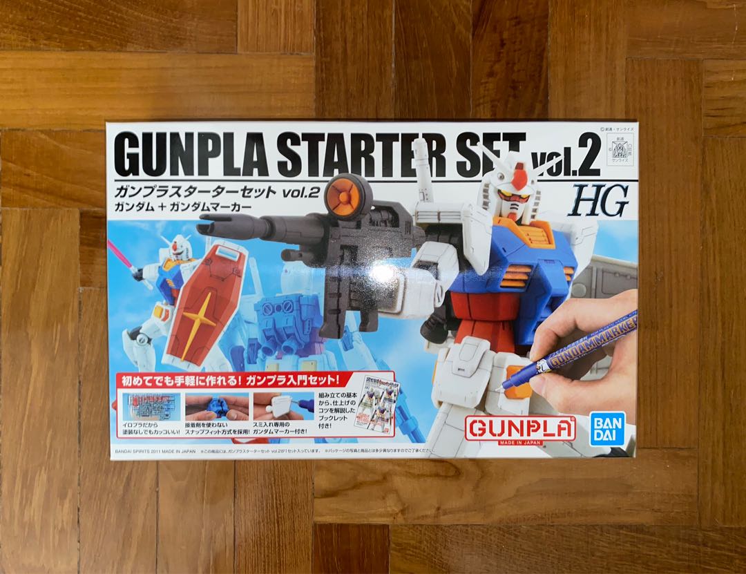 HG Gunpla Starter Set Vol 2 ft. RX-78-2 Gundam Ver G30th, Hobbies ...