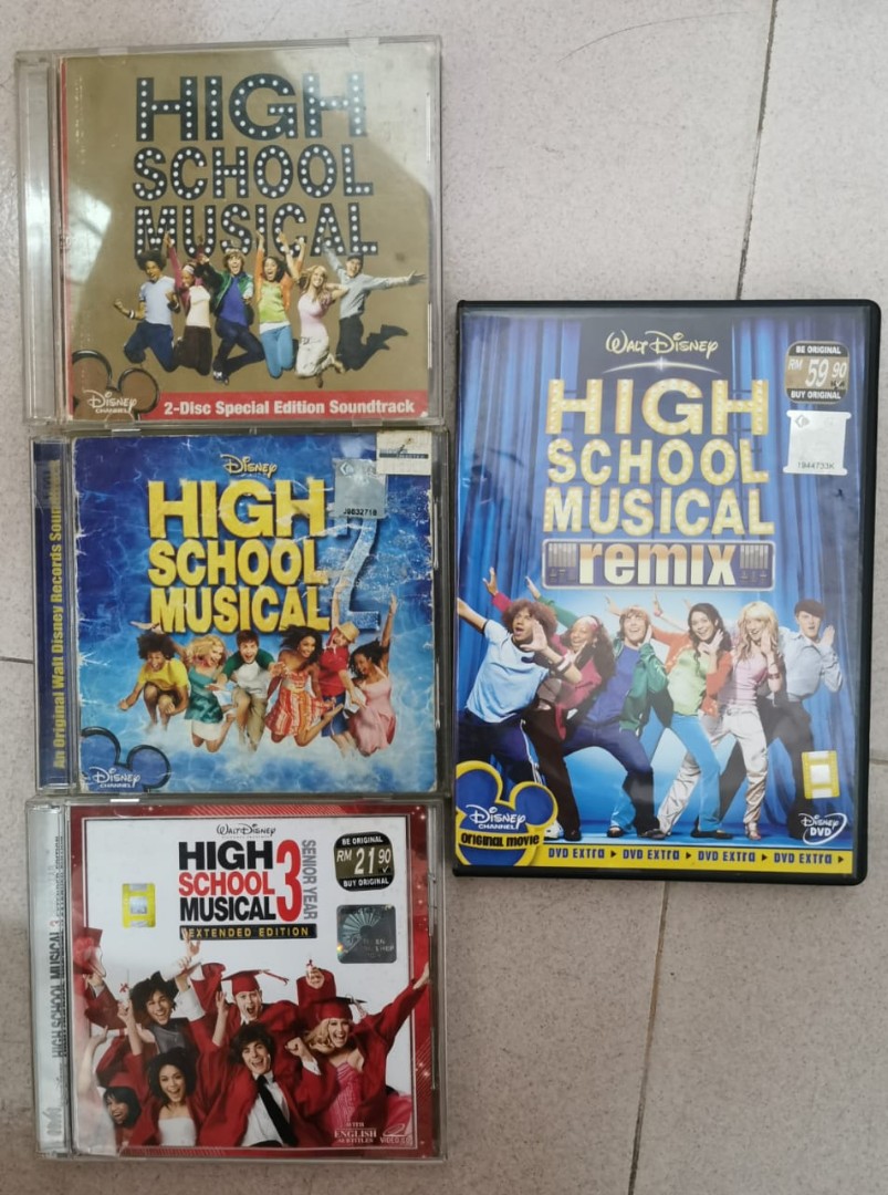 High School Musical 1,2,3 + Camp Rock (Disney CD,DVD,VCD), Hobbies ...