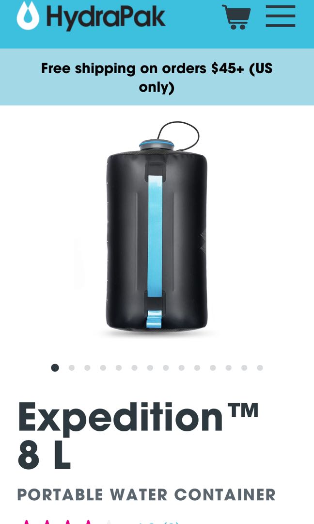 Hydrapak Expedition 8L, Sports Equipment, Hiking & Camping on Carousell
