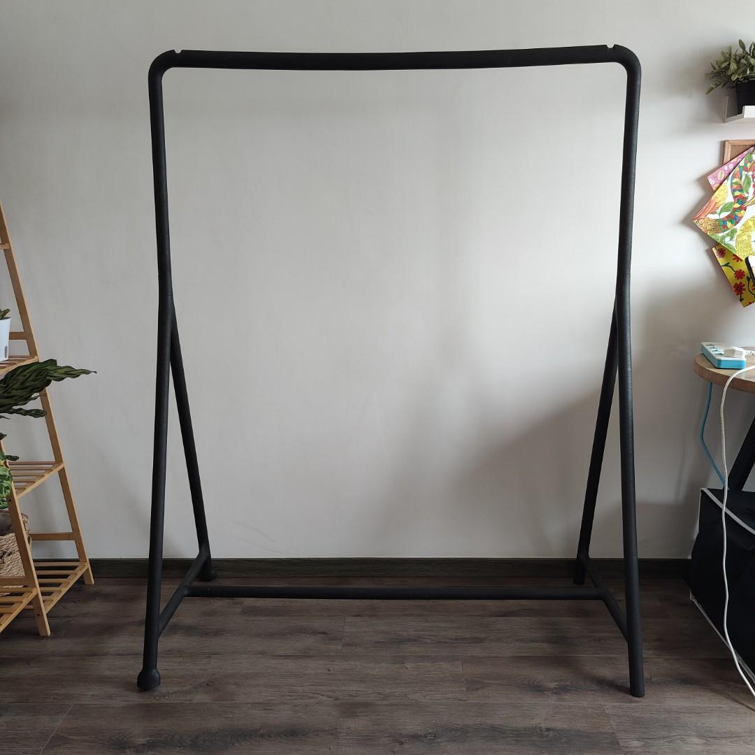 Ikea Black Turbo Clothes Rack, Furniture & Home Living, Furniture ...