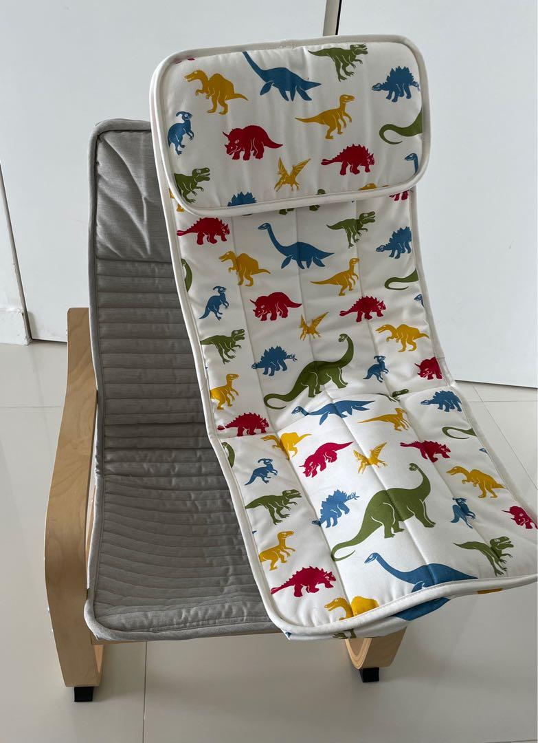Ikea kids poang chair with extra cover, Babies & Kids, Baby Nursery ...