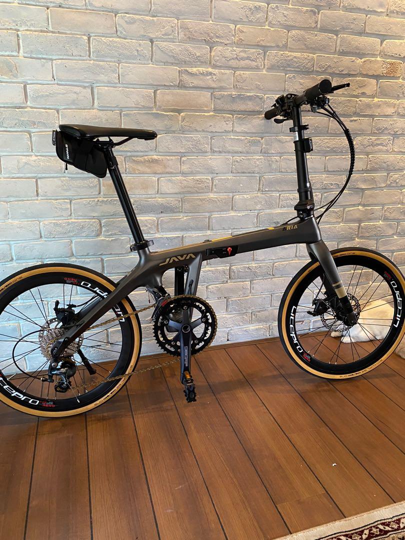 Java Aria Carbon (Titanium) 20speed, Sports Equipment, Bicycles & Parts, Bicycles on Carousell