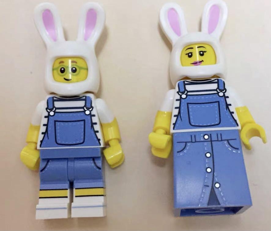 Lego BAM Denim Bunny Couple Minifig wedding gift, Hobbies & Toys, Toys ...