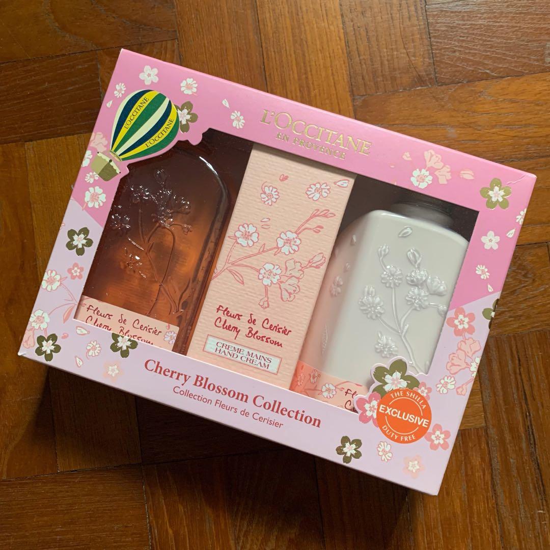 Loccitane Cherry Blossom Collection Giftset, Beauty & Personal Care ...