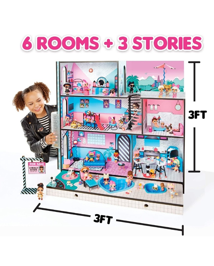 L.O.L. Surprise! OMG House (assembled; all original pieces included ...