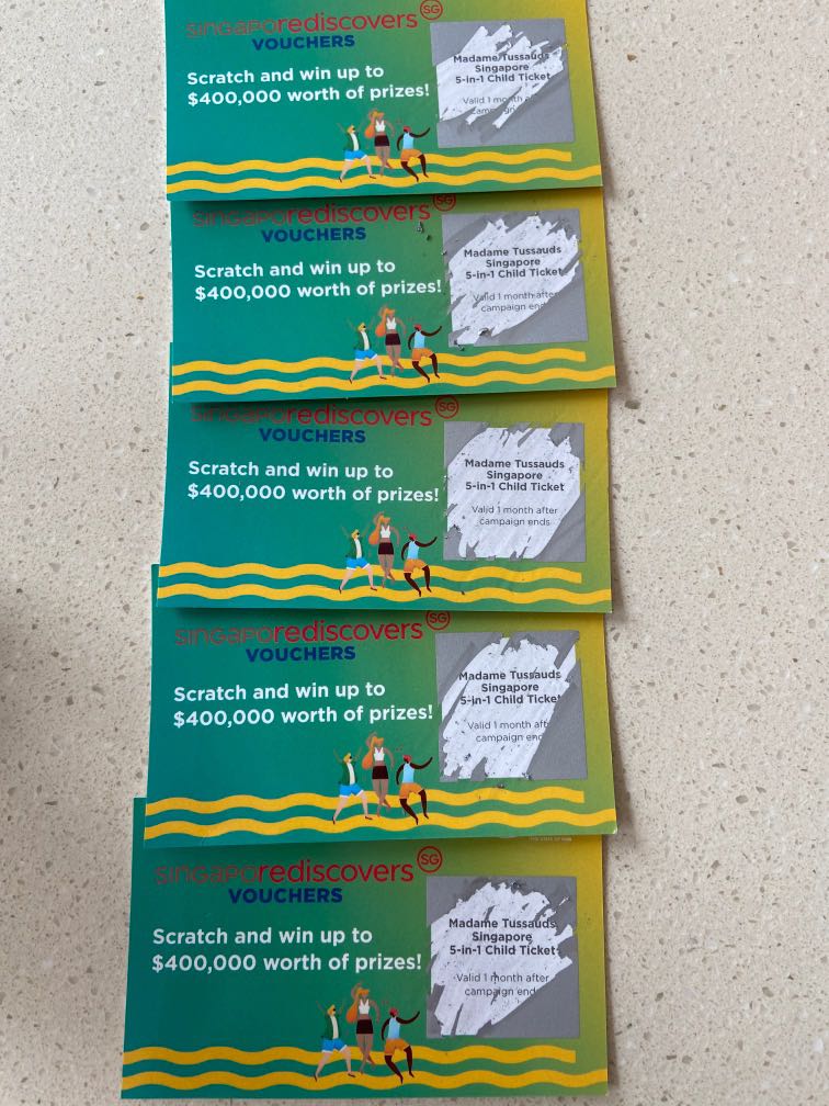 RWS Resorts Sentosa Attraction 5-in-1 Child ticket (5 tickets available ...