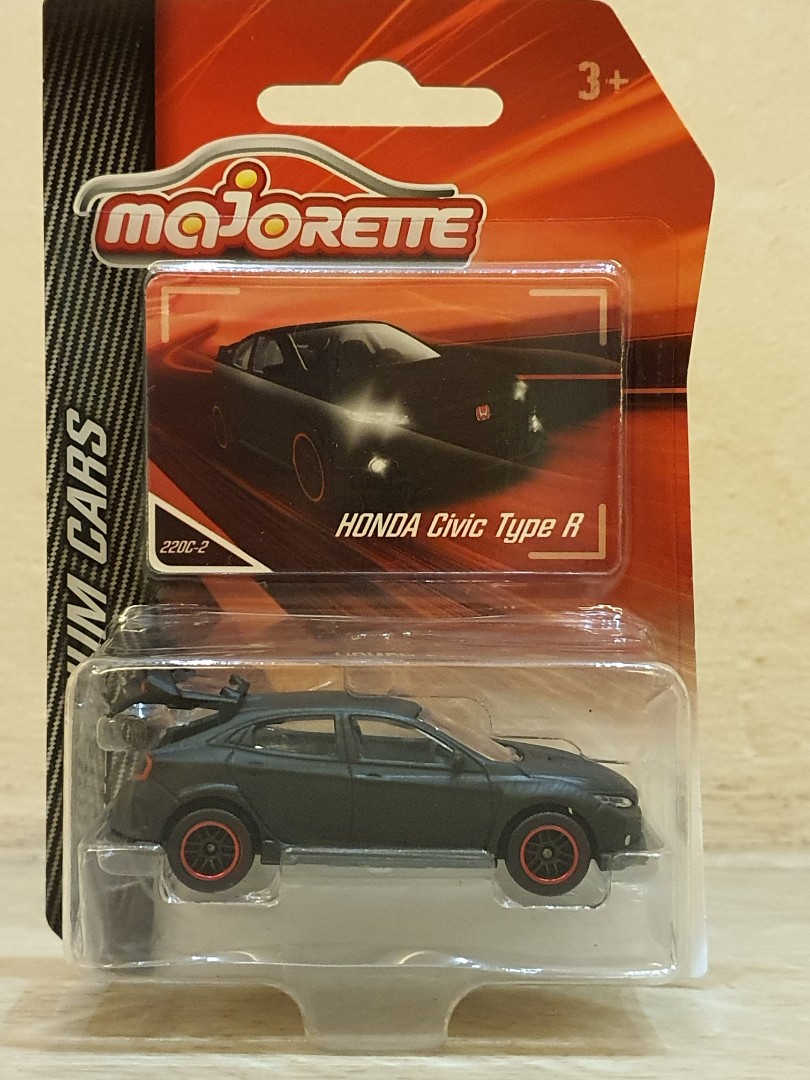 Majorette Honda Civic Type R ( Matt Black), Hobbies & Toys, Toys ...