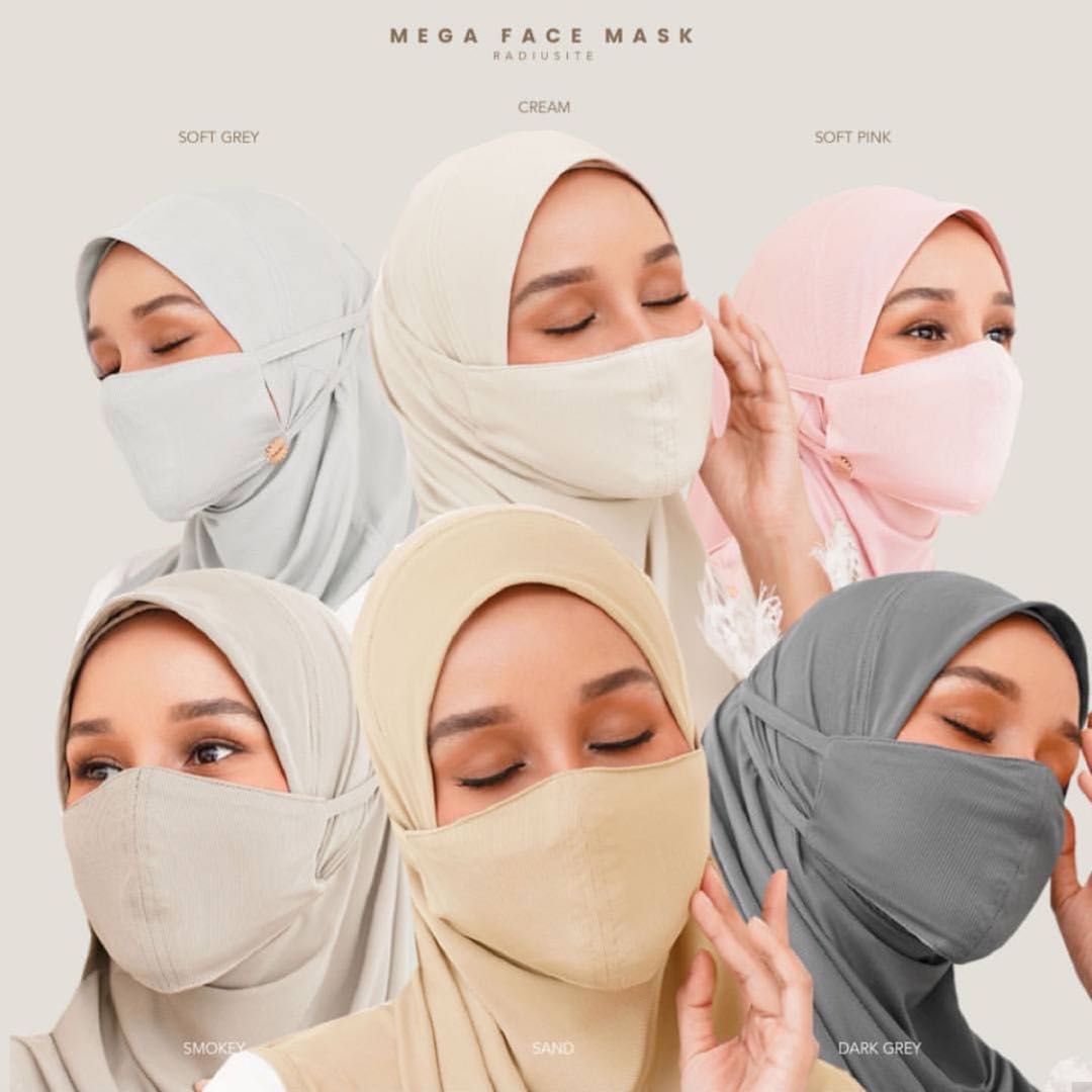 Mega Face Mask (PO), Women's Fashion, Muslimah Fashion, Hijabs on Carousell