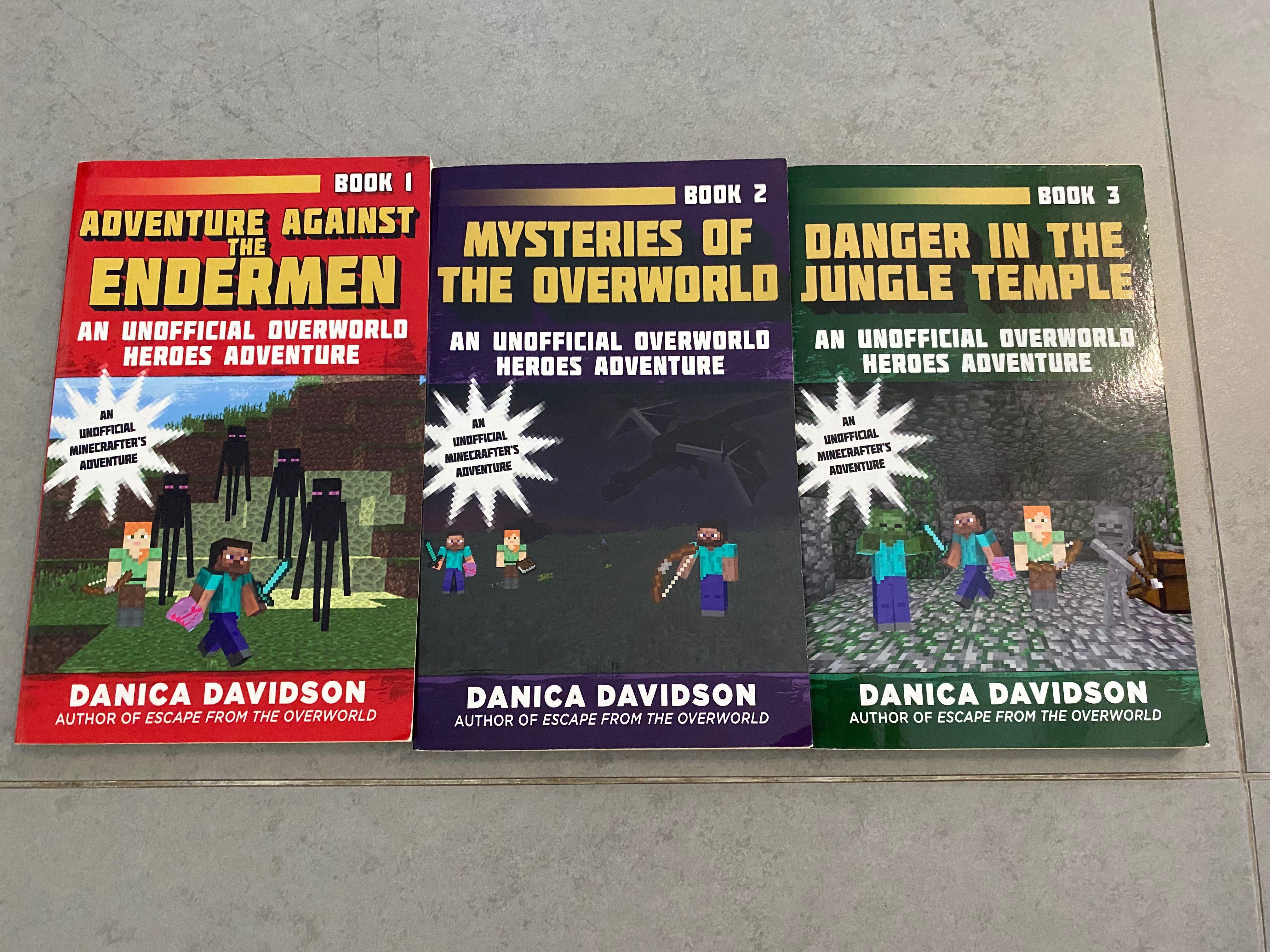 Minecraft books: An Unofficial Overworld Heroes Adventure (3 books ...