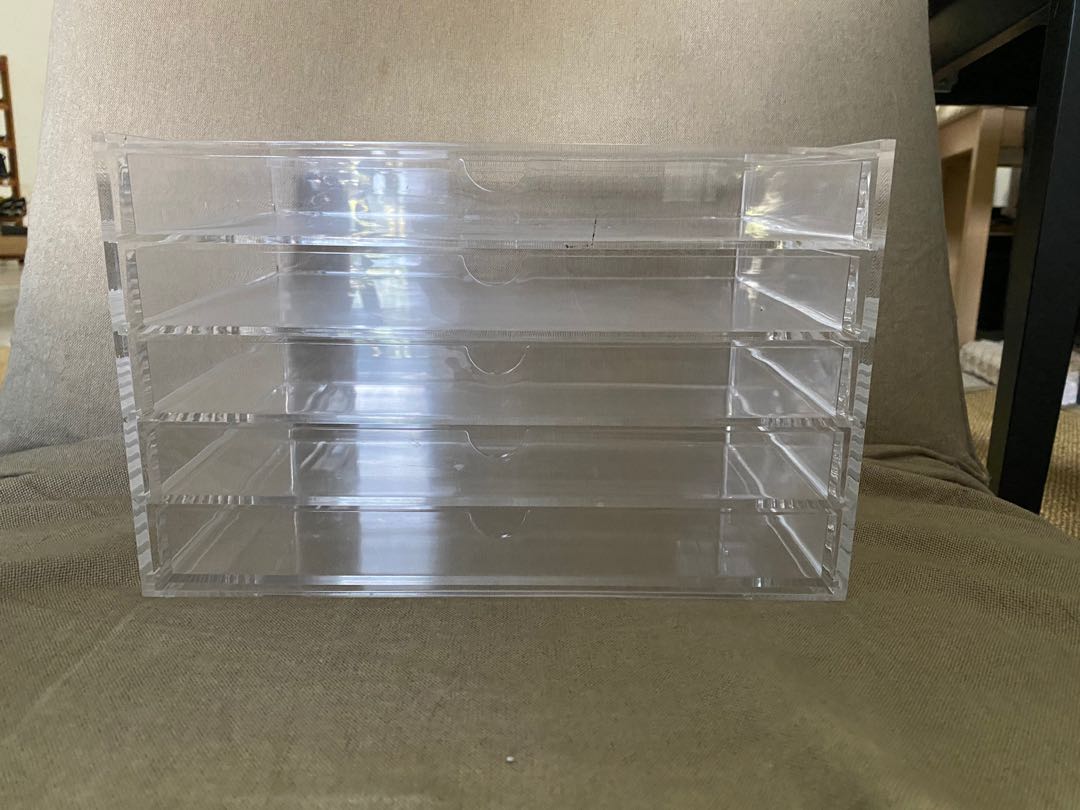 MUJI Acrylic Set of Drawers / Jewelry Organiser, Furniture & Home ...