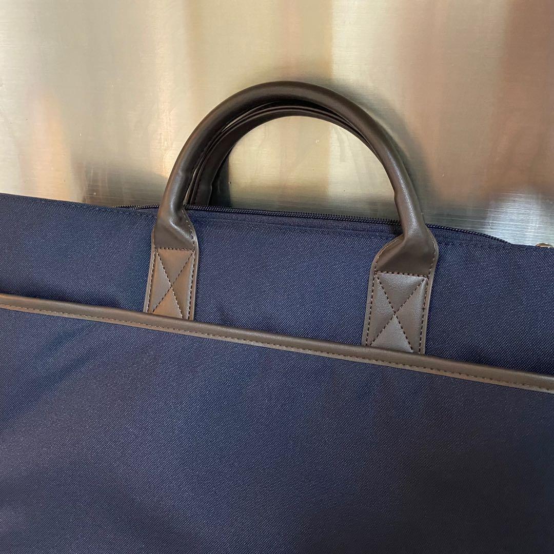 Muji Men’s Laptop Bag Briefcase Blue, Men's Fashion, Bags, Briefcases ...
