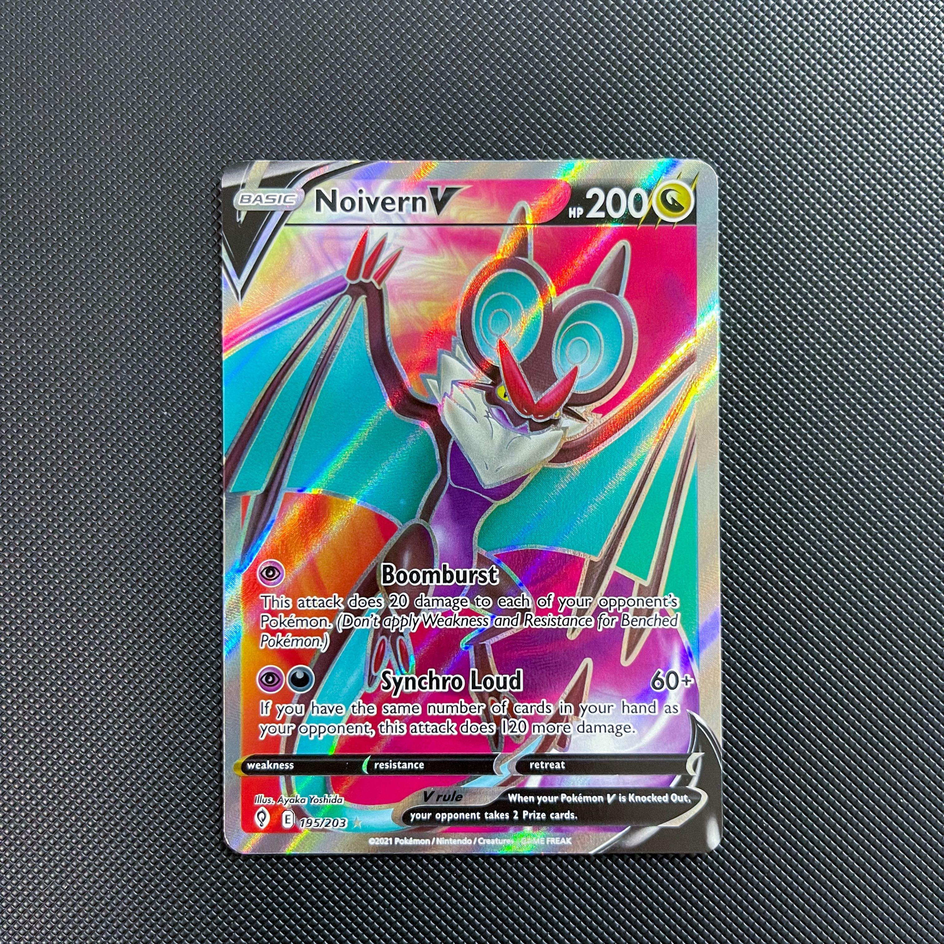 Noivern V Full Art FA Evolving Skies Pokemon Card, Hobbies & Toys, Toys ...