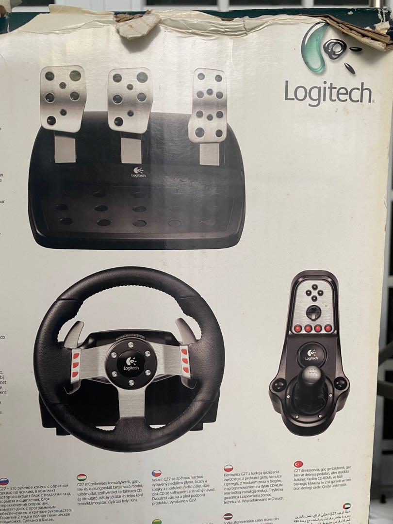 PlayStation steering wheel . Logitech 27, Hobbies & Toys, Toys & Games ...
